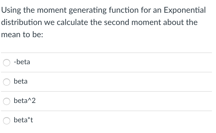 Solved Using the moment generating function for an | Chegg.com