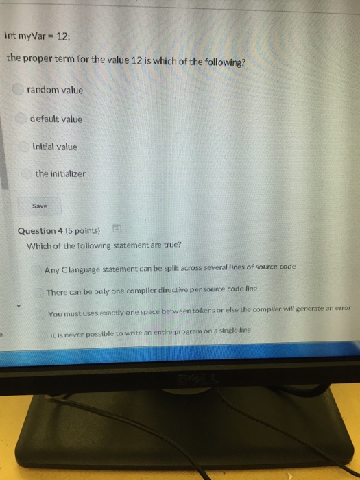Solved A single declaration statement may declare more than | Chegg.com