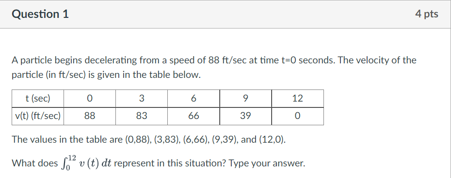 Solved A particle begins decelerating from a speed of | Chegg.com