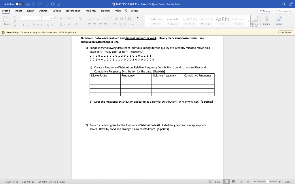 Solved Directions: Solve each problem and show all | Chegg.com