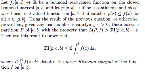 Let f:[a,b] → R be a bounded real-valued function on | Chegg.com