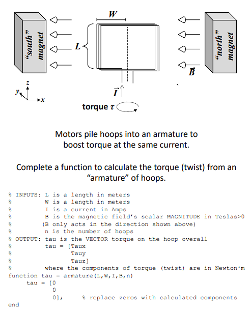 Solved Motors pile hoops into an armature toboost torque at | Chegg.com