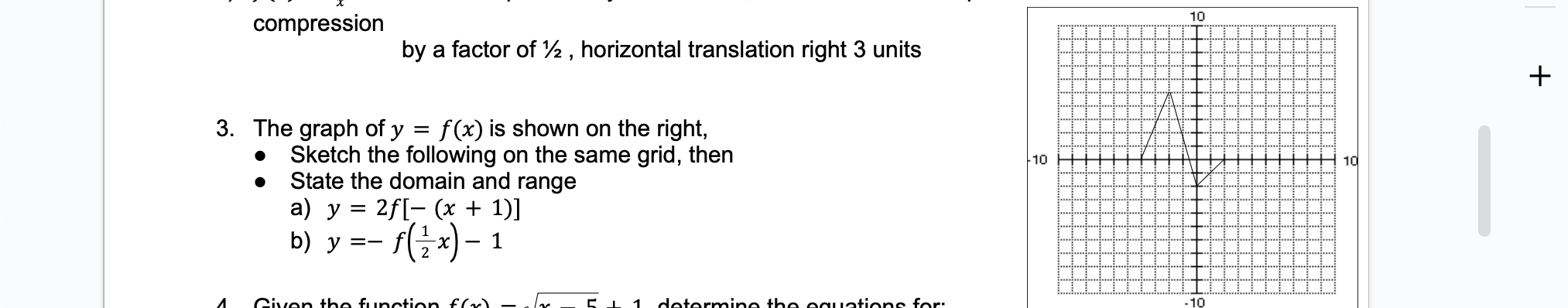 Solved Solve question 3 a and b this is advanced function | Chegg.com