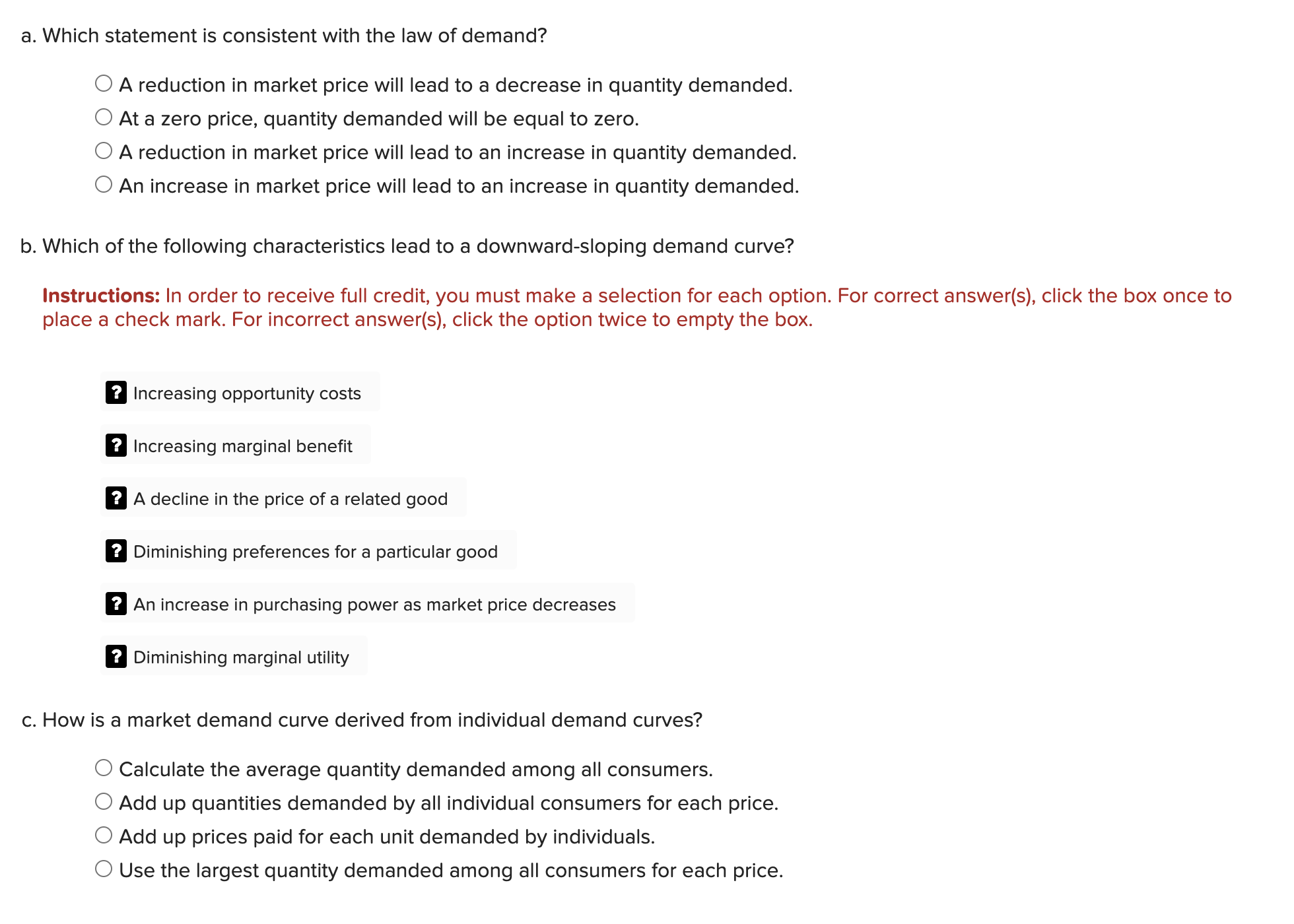Solved a. Which statement is consistent with the law of | Chegg.com