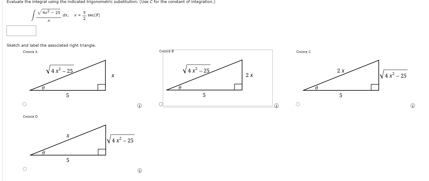 Solved Evaluate the integral using the indicated | Chegg.com