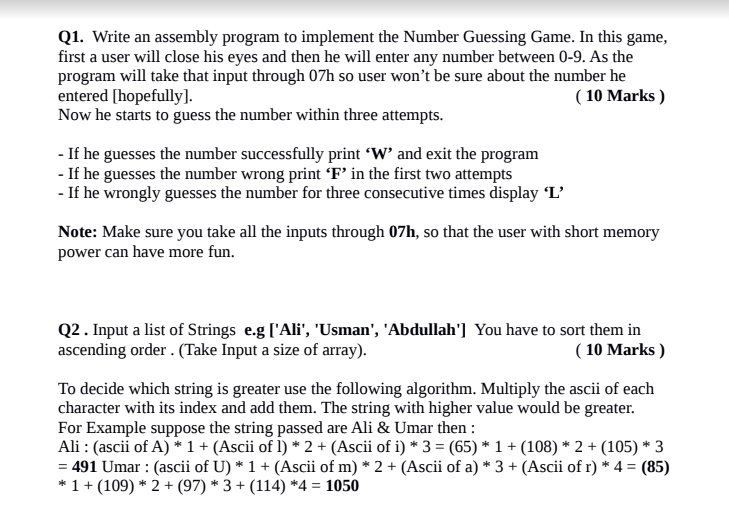 Solved NEED AN ASSEMBLY x86 CODE FOR MASM615. I will give | Chegg.com