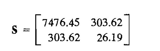 3.7. Convert the covariance matrix S in Exercise 8.6 | Chegg.com