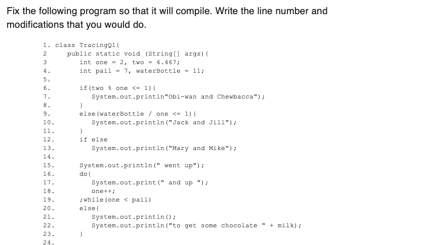 Solved Write code that does the following: - A public void | Chegg.com Solved Write code that does the following: - A public void | Chegg.com