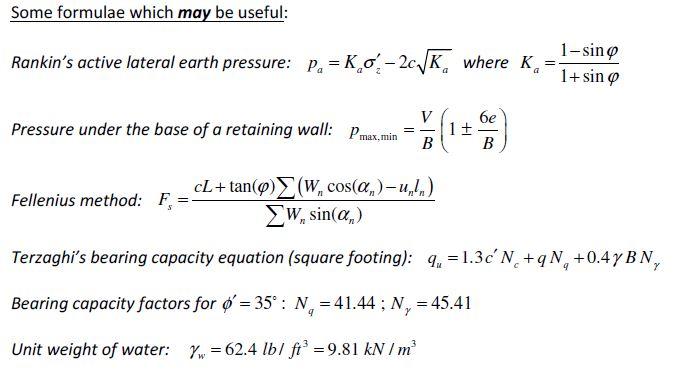 [4] [25 Marks] Using the Fellenius method, determine | Chegg.com