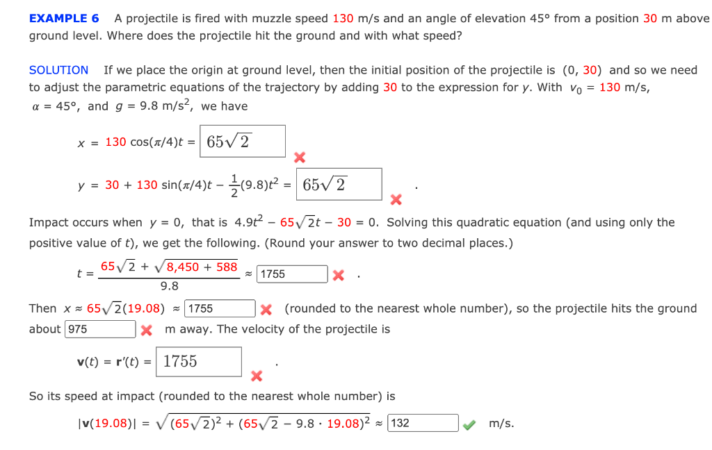 Solved A projectile is fired with an initial speed of 160 | Chegg.com