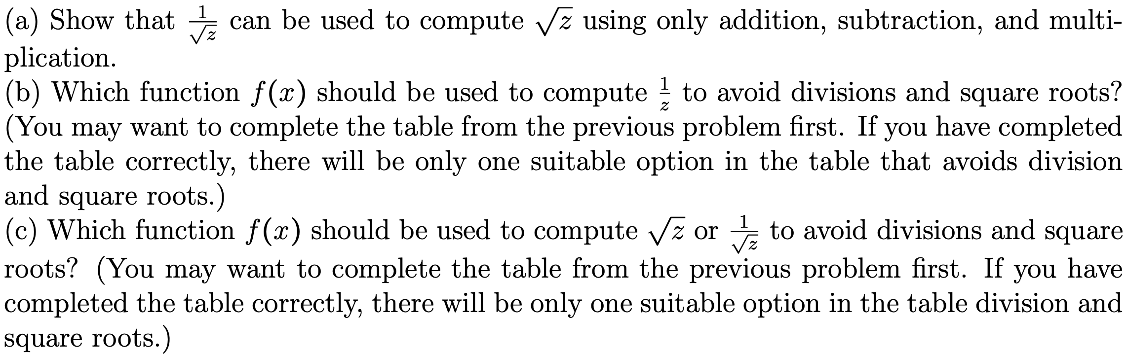 Solved Newton's method can be used to construct practical | Chegg.com