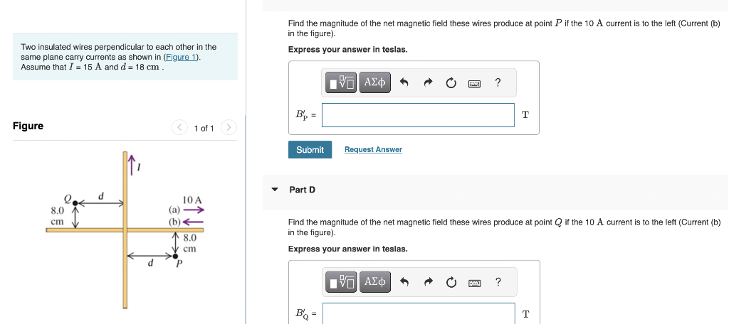 Solved Find the magnitude of the net magnetic field these | Chegg.com