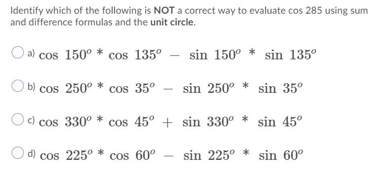 Solved Identify which of the following is NOT a correct way | Chegg.com
