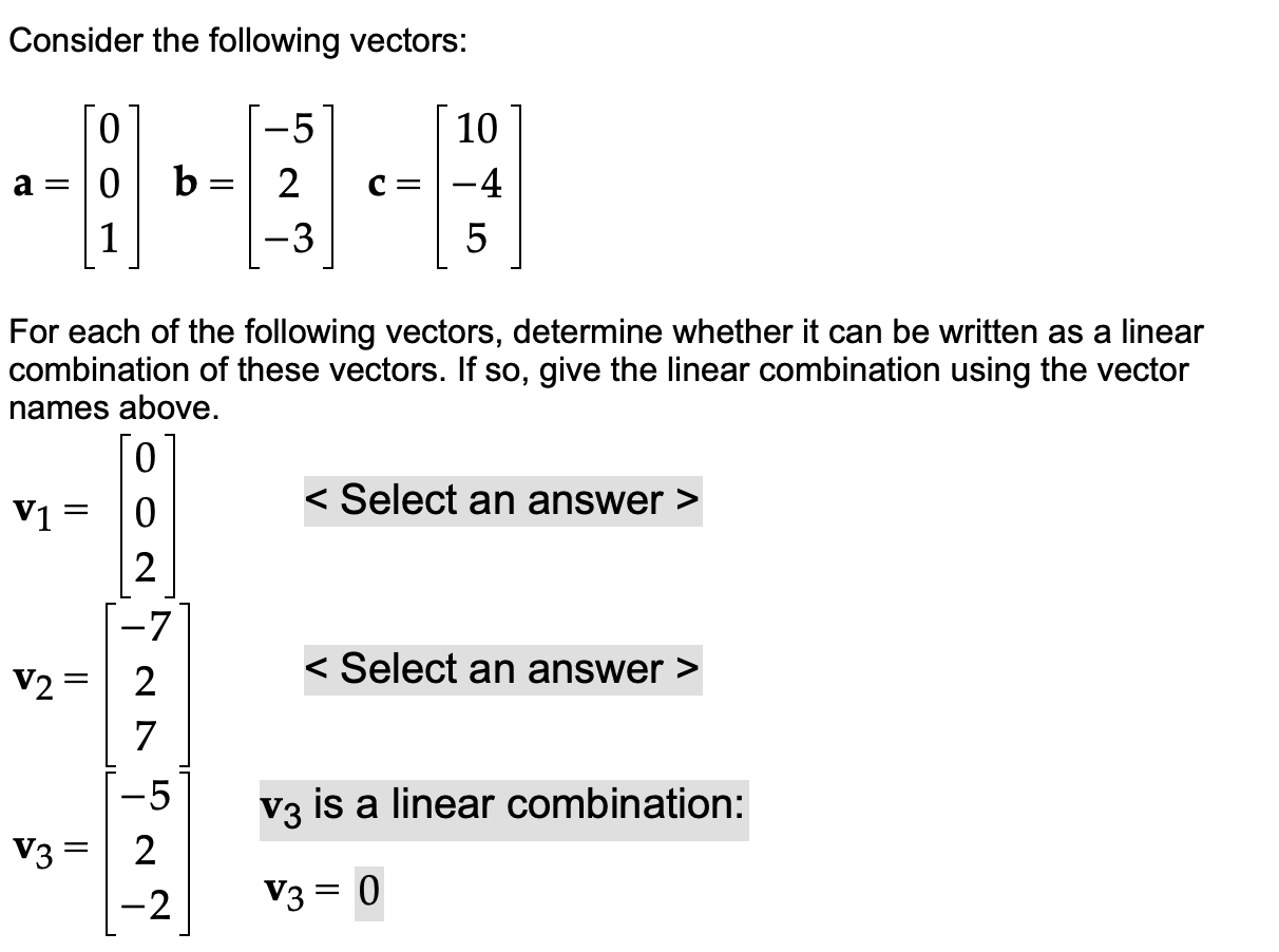 Solved Consider the following | Chegg.com