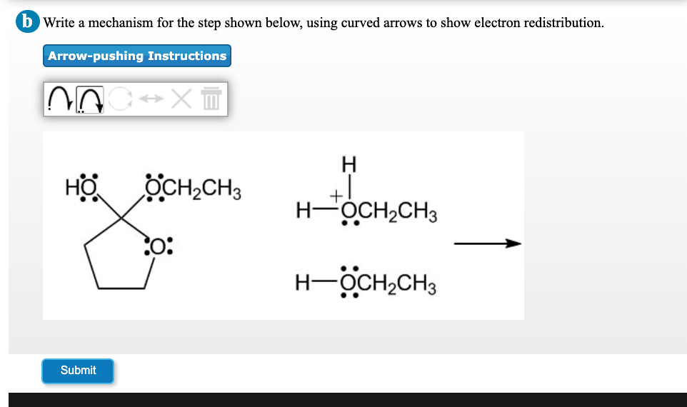 Solved b Write a mechanism for the step shown below, using | Chegg.com