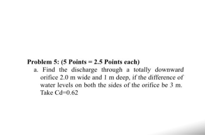 Solved Problem 5: (5 Points = 2.5 Points each) a. Find the | Chegg.com