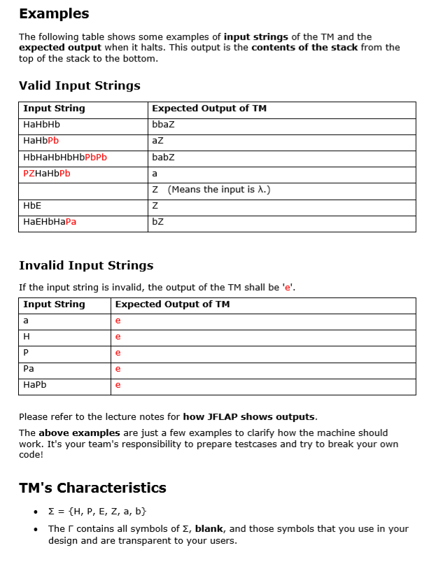 Objective To design and implement a Turing Machine | Chegg.com