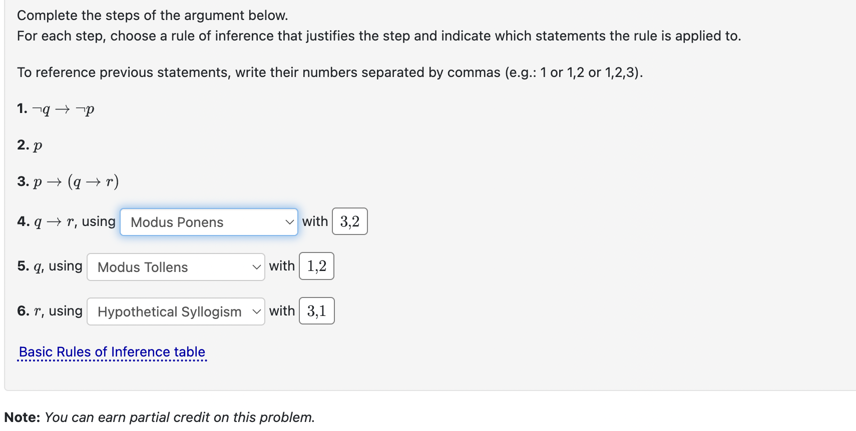 Solved Complete the steps of the argument below. For each | Chegg.com