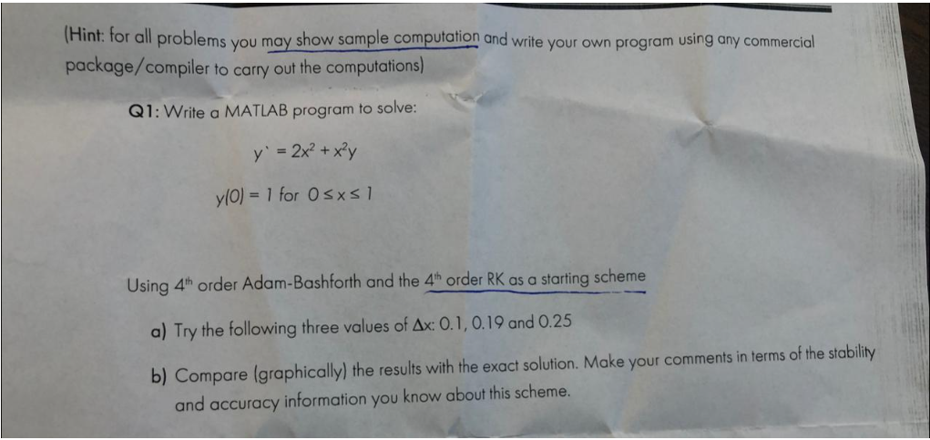 Solved (Hint: for all problems you may show sample | Chegg.com