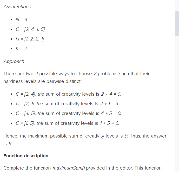 Solved Problems selection You are given N problems, each | Chegg.com
