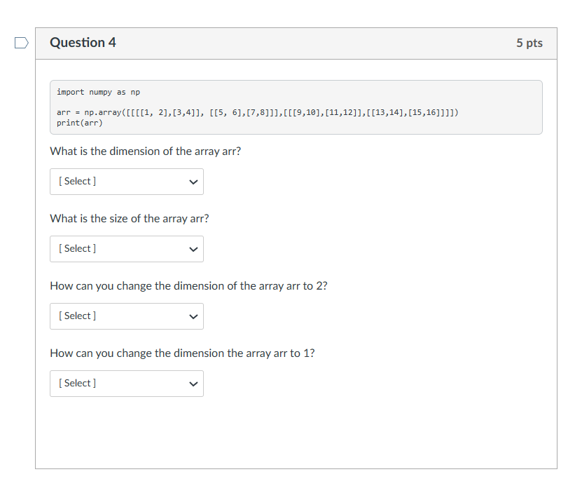 Solved import numpy as np | Chegg.com