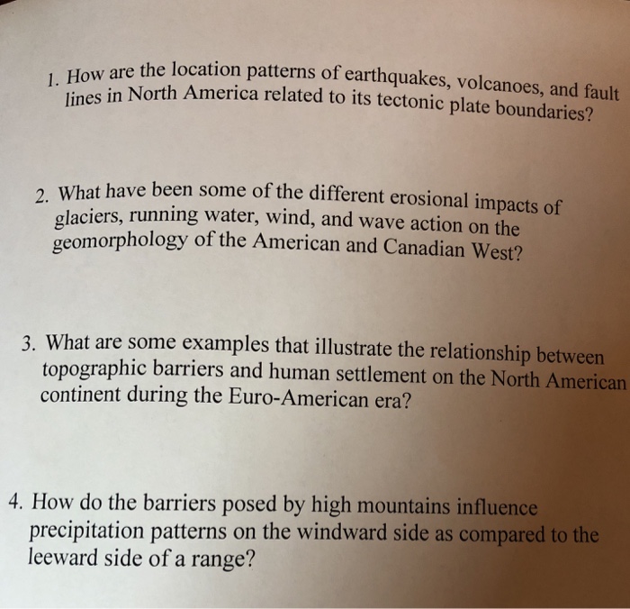Solved 1. How lines are the location patterns of | Chegg.com