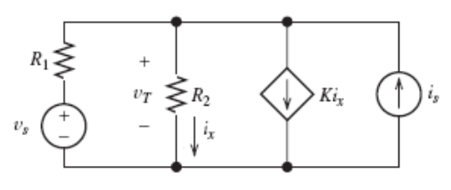 Solved The circuit in (Figure 3) has a dependent | Chegg.com
