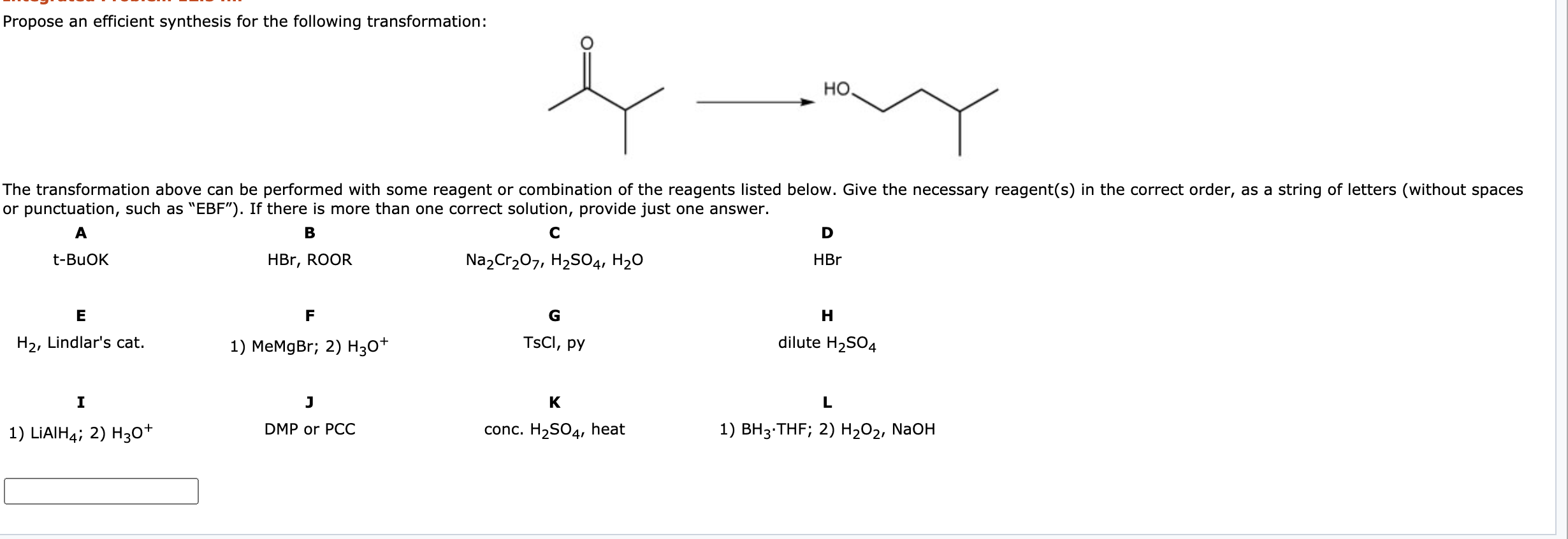 Solved Propose an efficient synthesis for the following | Chegg.com