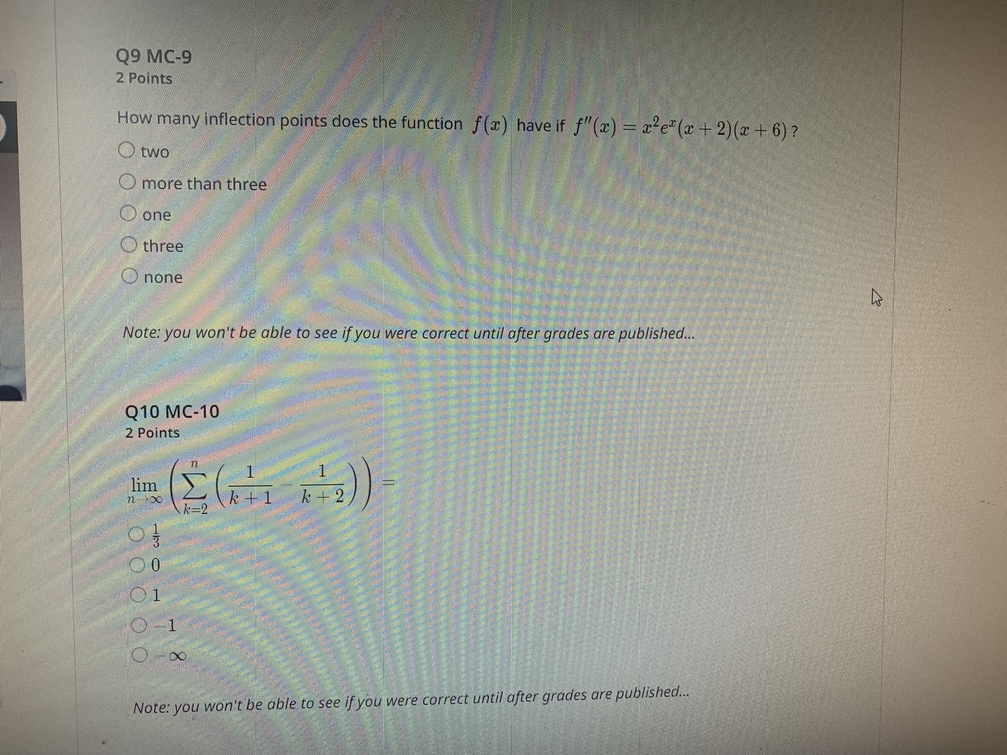 Solved How many inflection points does the function f(x) | Chegg.com