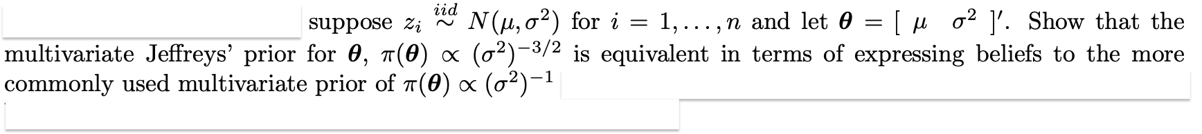 Solved Suppose Zi∼iidn μ σ2 for I 1 Dots N and Let