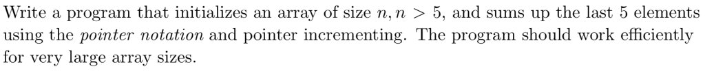Solved Write A Program That Initializes An Array Of Size 6000