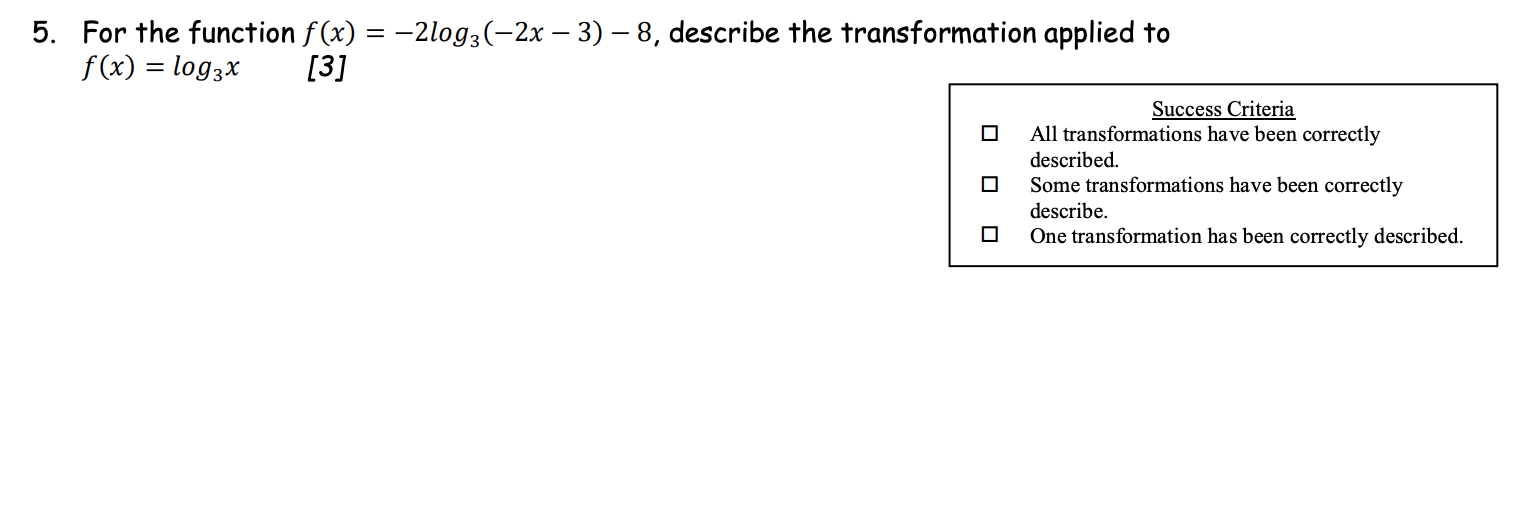 Solved 7. If logab = x3 and log, (), determine the value of | Chegg.com