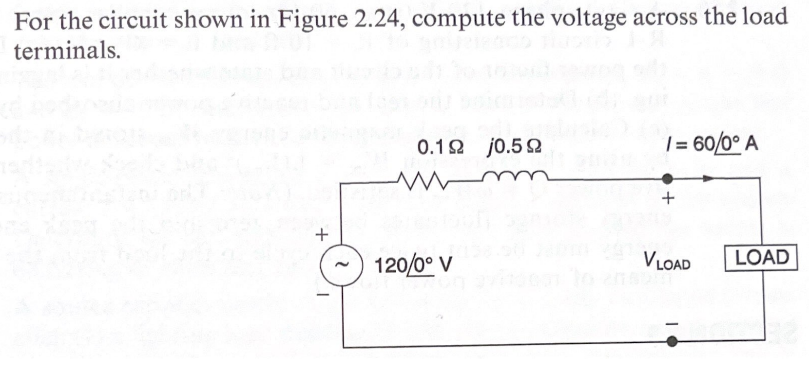 For the circuit shown in Figure 2.24, compute the | Chegg.com