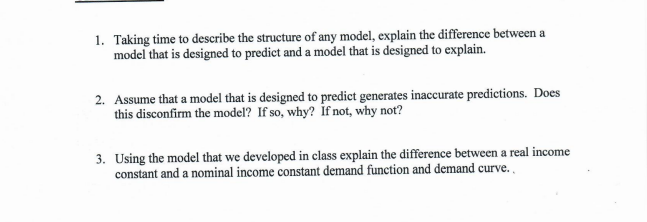 Solved 1. Taking time to describe the structure of any | Chegg.com