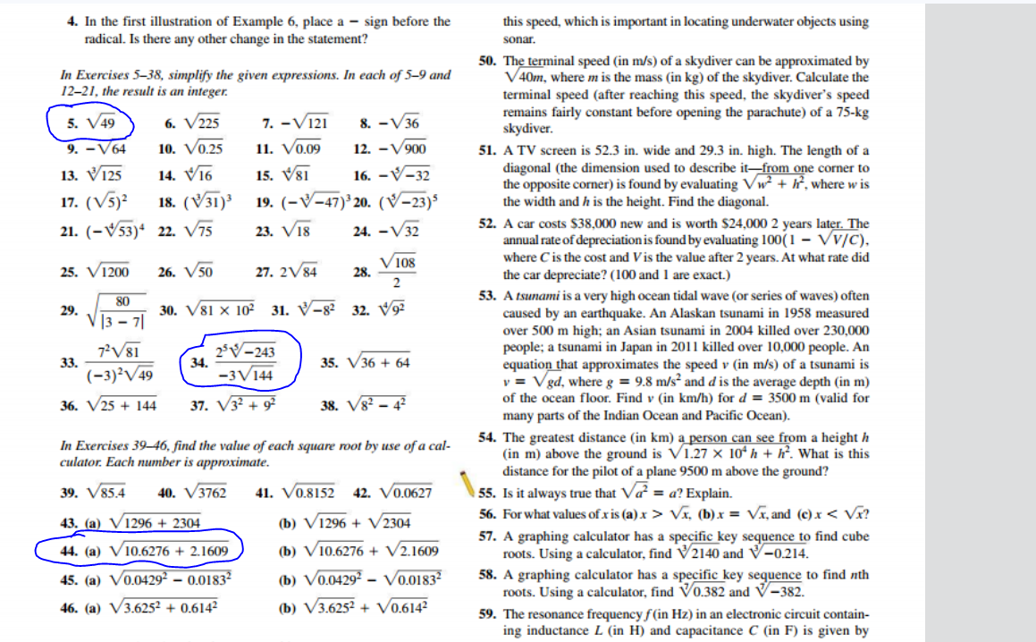 Solved 4. In the first illustration of Example 6, place a - | Chegg.com