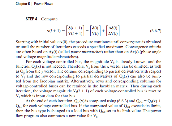 Solved TABLE 6.1 Bus input data for Example 6.9* *Sasa = | Chegg.com