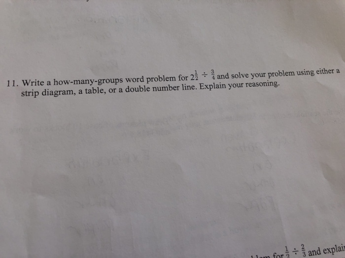 Solved 11 . Write a how-many-groups word problem for 22-4 | Chegg.com
