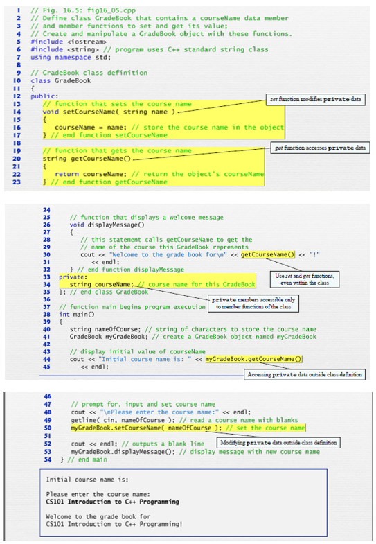 Solved Modify class GradeBook as follows: a) Include a | Chegg.com
