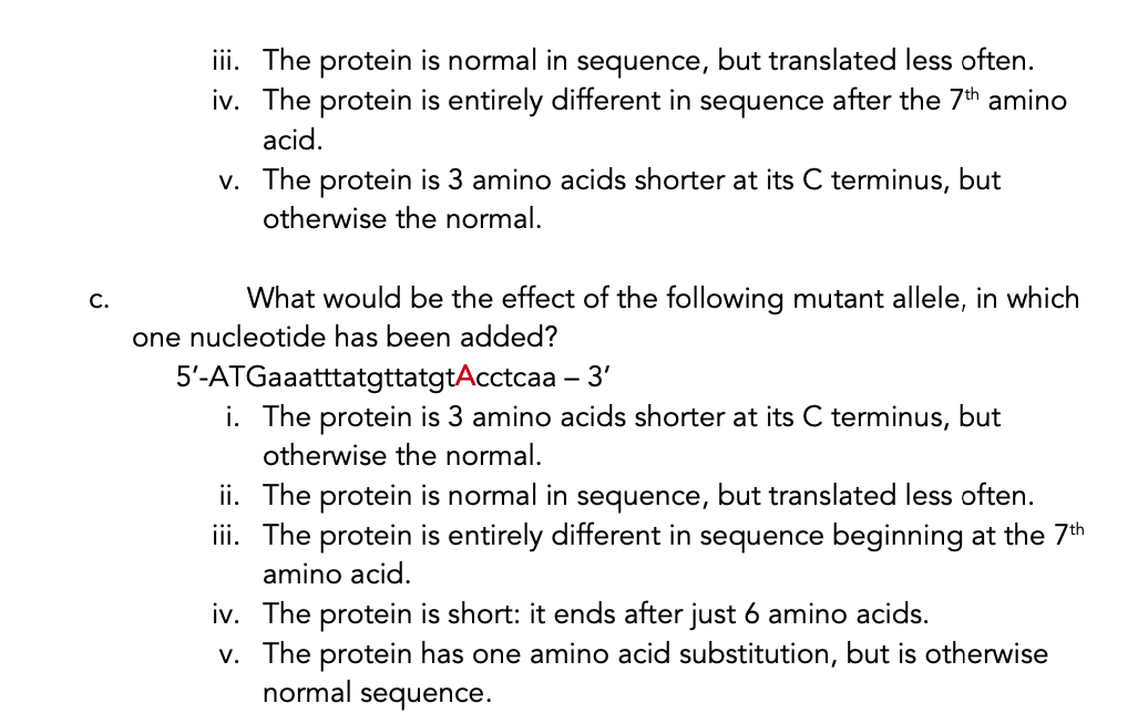 Solved Please include an explanation to your answer. A | Chegg.com