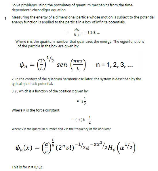 Solved Solve problems using the postulates of quantum | Chegg.com