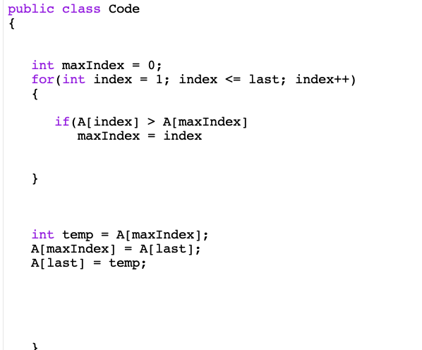 Solved utilize the code below to sort an unsorted integer | Chegg.com
