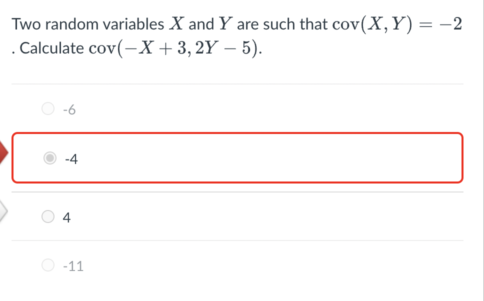 Solved Two random variables X and Y are such that | Chegg.com