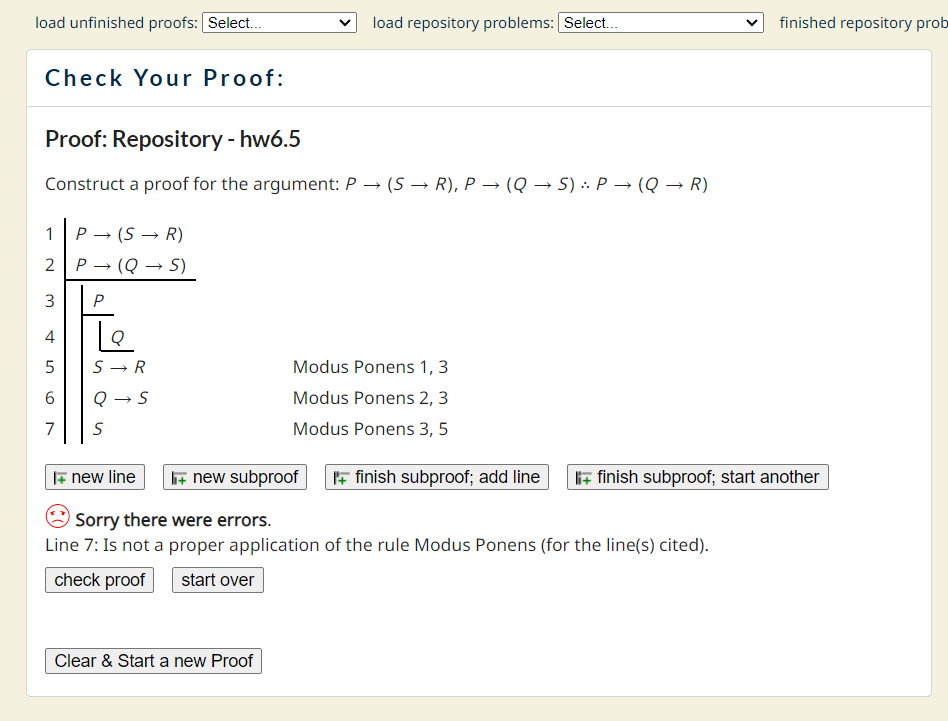 Solved help me solve it Check Your Proof:Proof: Repository - | Chegg.com