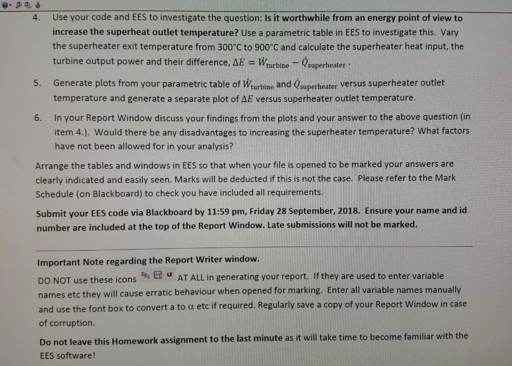Solved Thermodynamics Problem Using Ees Engineering
