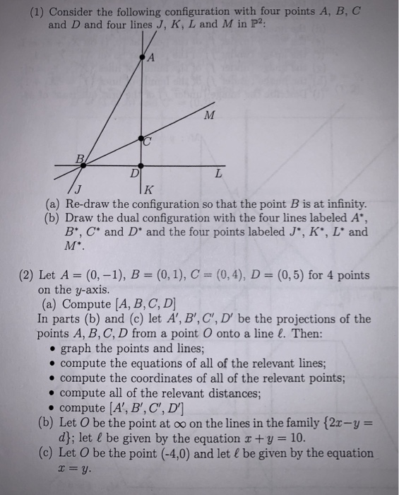 (1) Consider the following configuration with four | Chegg.com