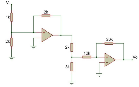 Solved Vi input and Vo output voltages are shown in the | Chegg.com