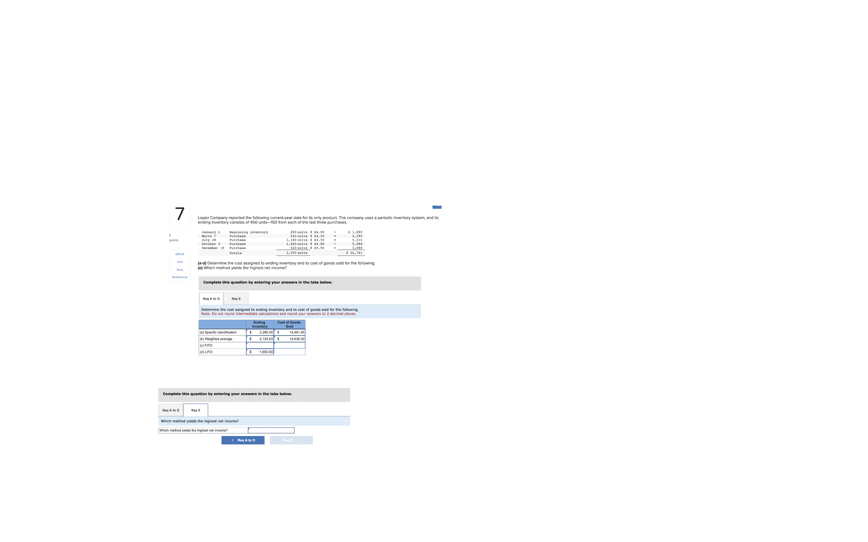 Solved Lopez Company reported the following current-year | Chegg.com