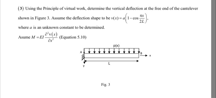 Solved (3) Using the Principle of virtual work, determine | Chegg.com