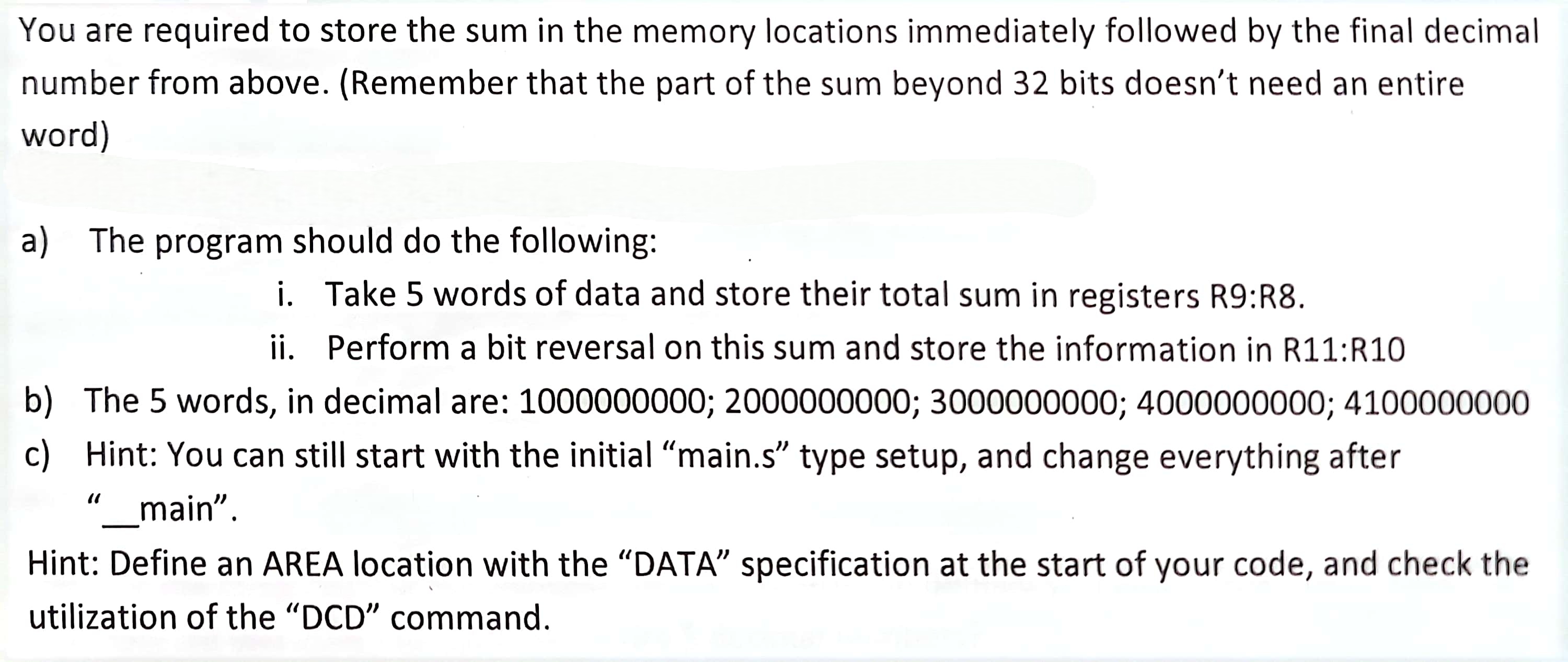Solved Programming In Assembly We Are Using Keil 5 3423