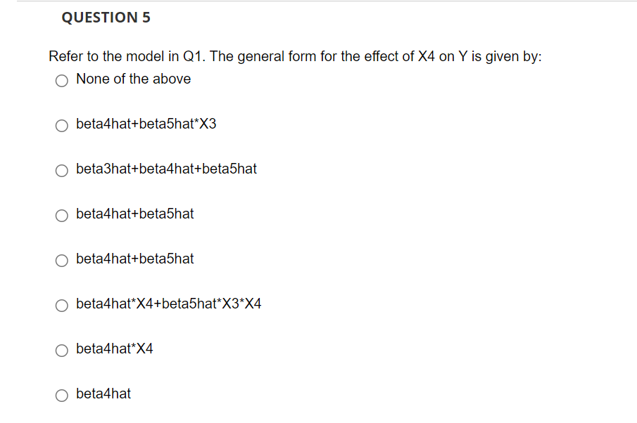 Solved Suppose we have the model: | Chegg.com